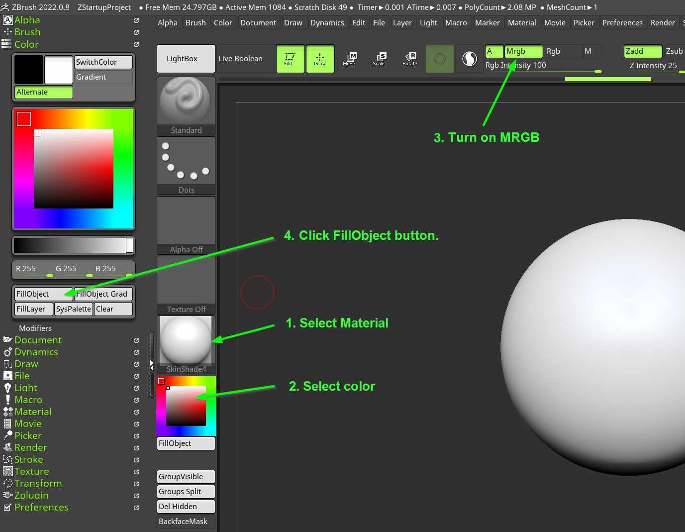 The zbrush imprort model turns black - ZBrushCentral