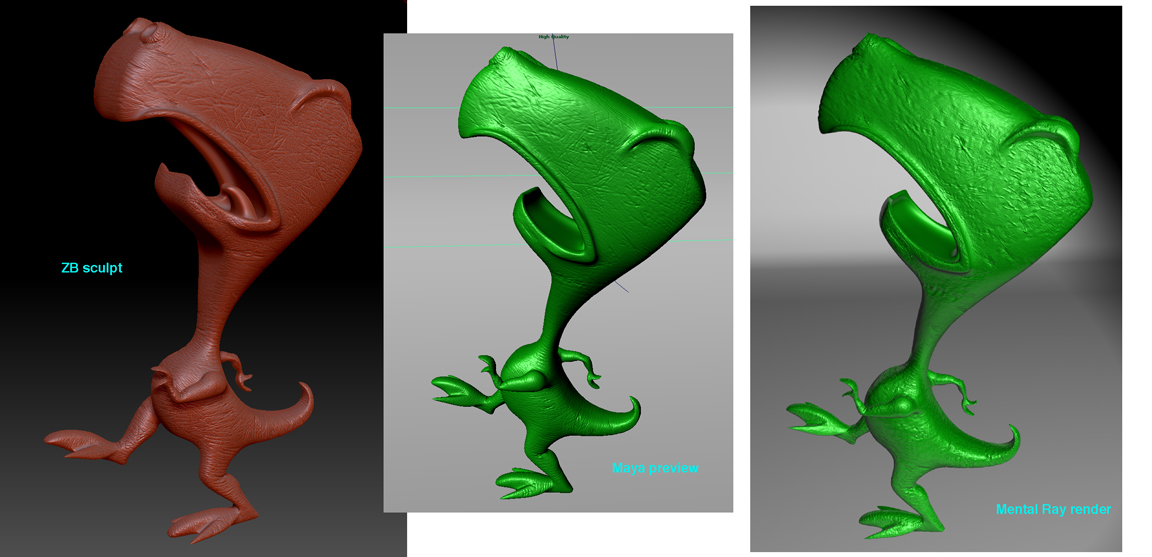 Settings for Disp and Normal maps - ZBrushCentral