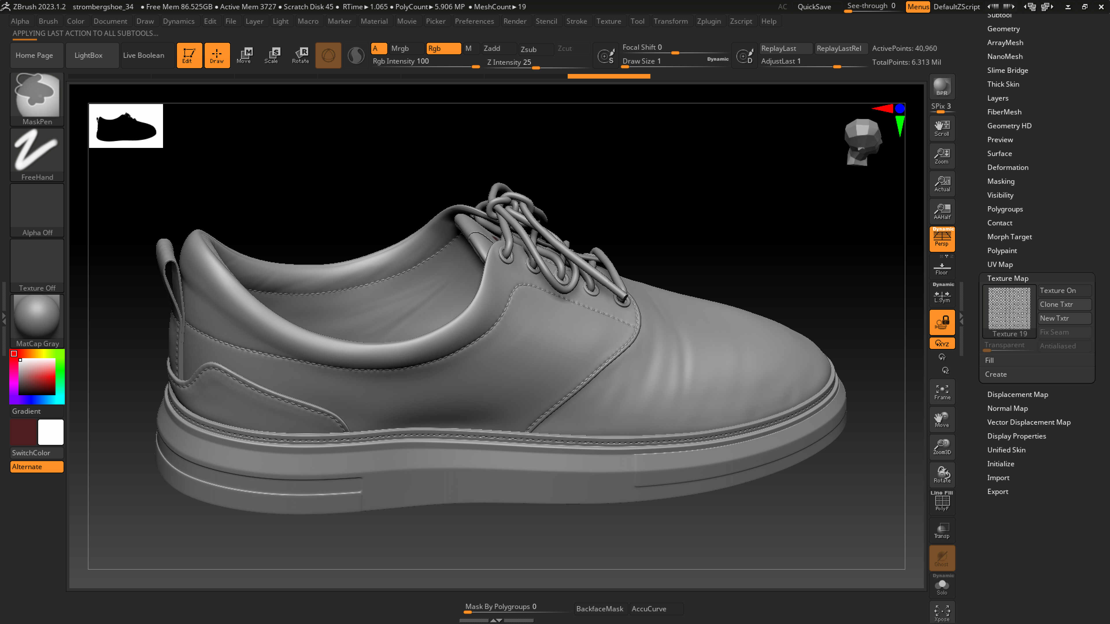 Shoe/Sneaker Leather edition - ZBrushCentral