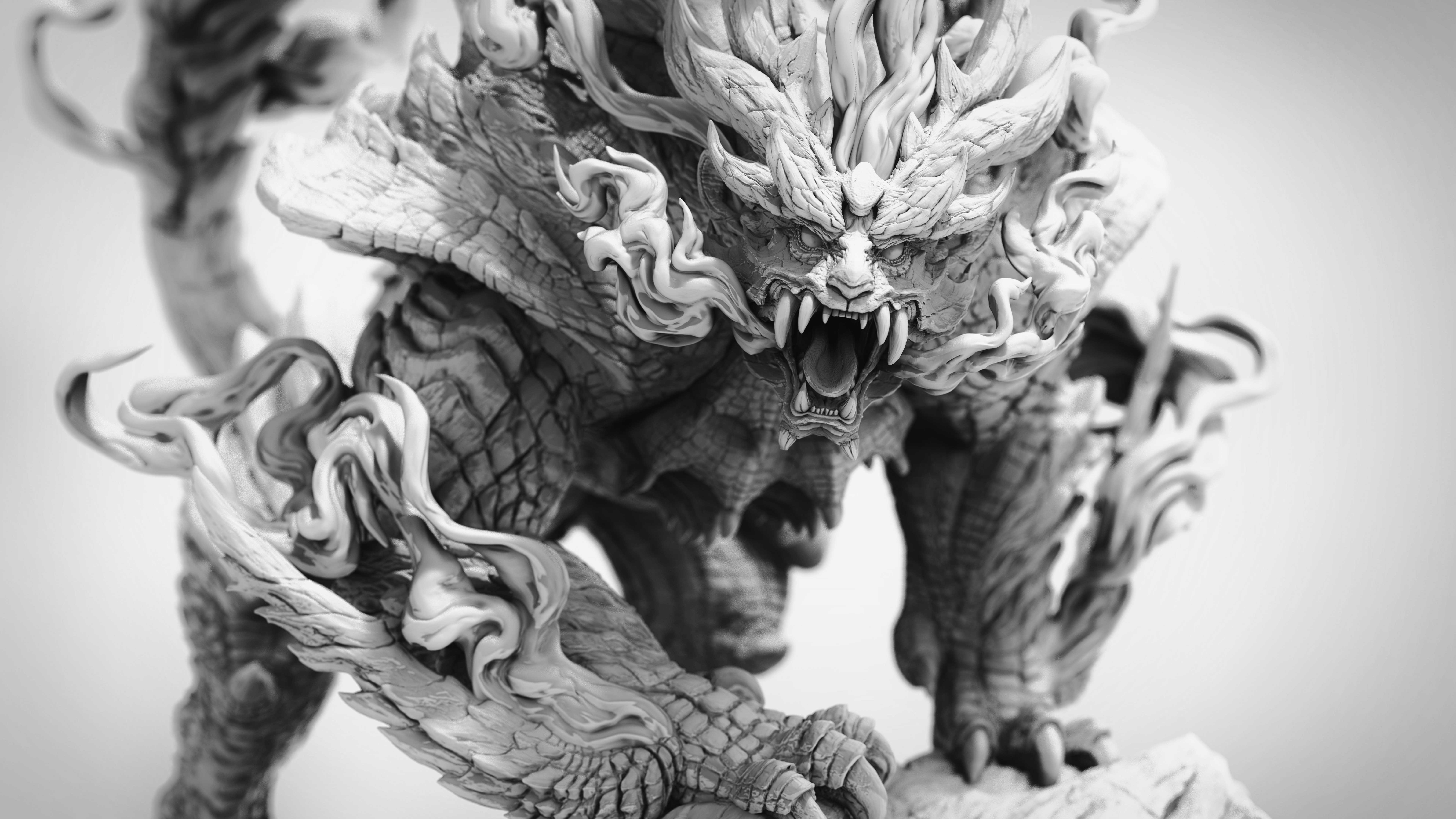 怨虎竜マガイマガド "Magai Magado" - #2 by AngelinaMoon - ZBrushCentral