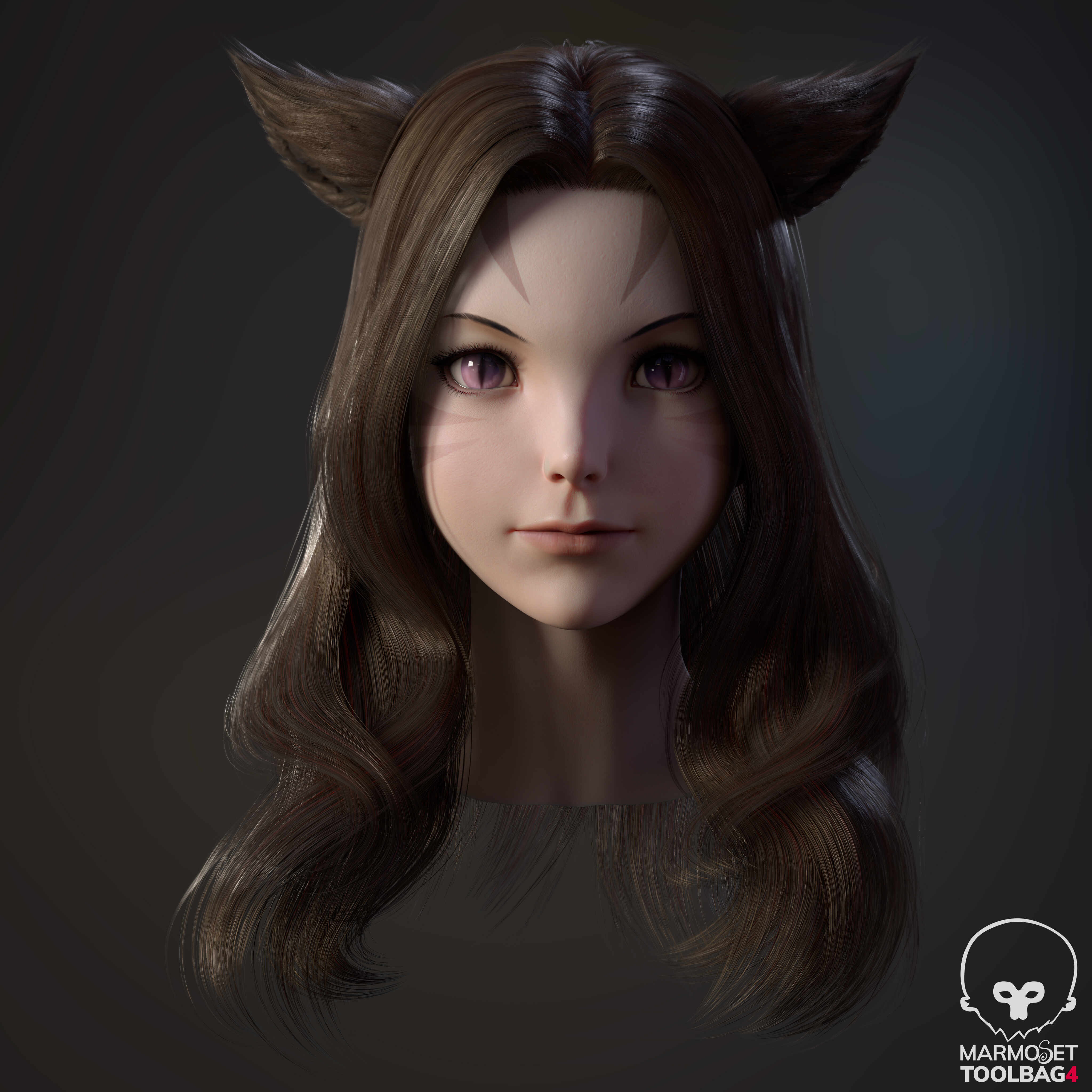 Final Fantasy14 Cat clan - ZBrushCentral