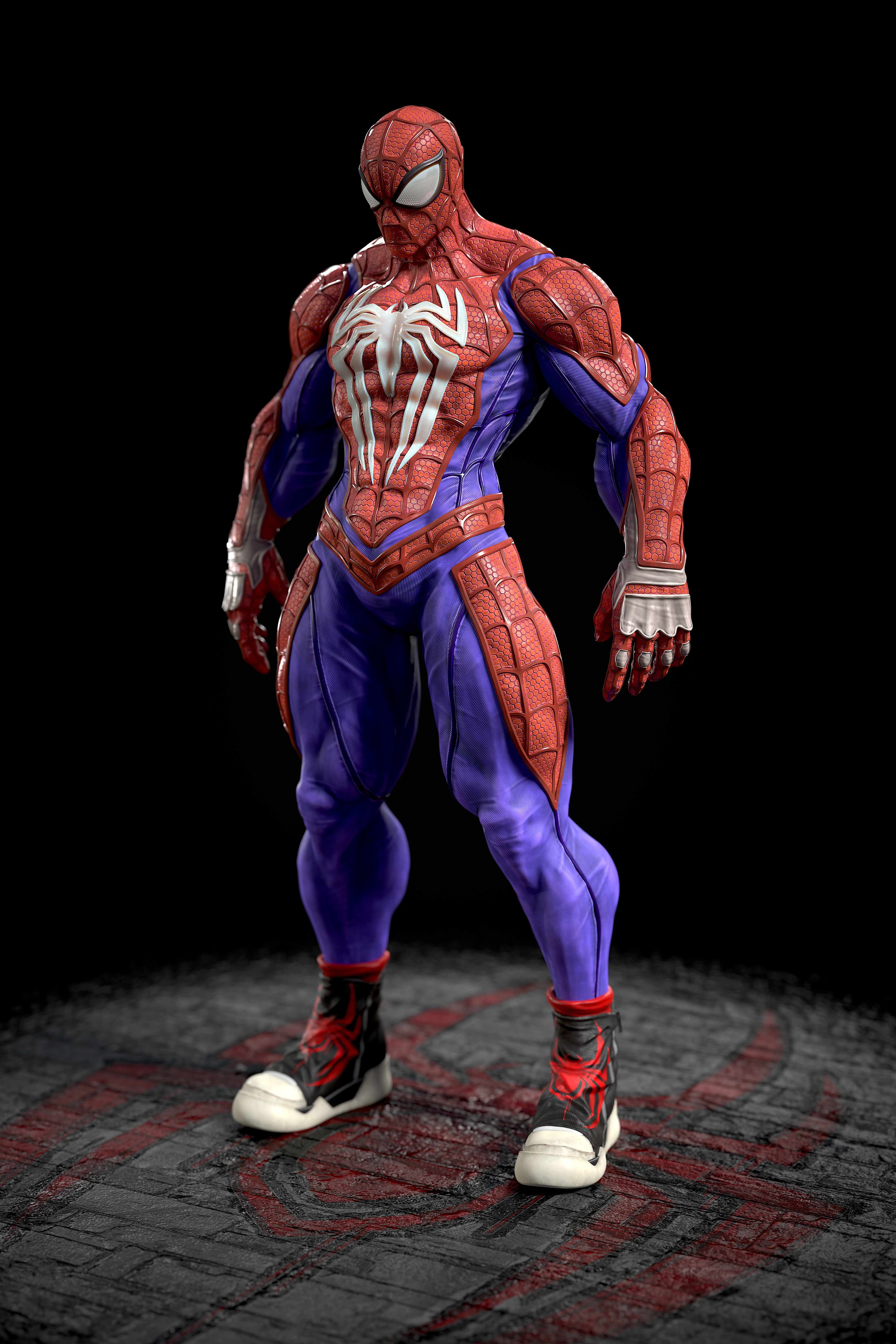 Fan Art "Spider Man": HipHop graffiti style fashion - ZBrushCentral