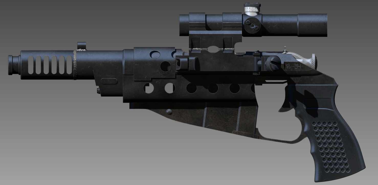 Modified Mosin Nagant Obrez - Star wars style - ZBrushCentral