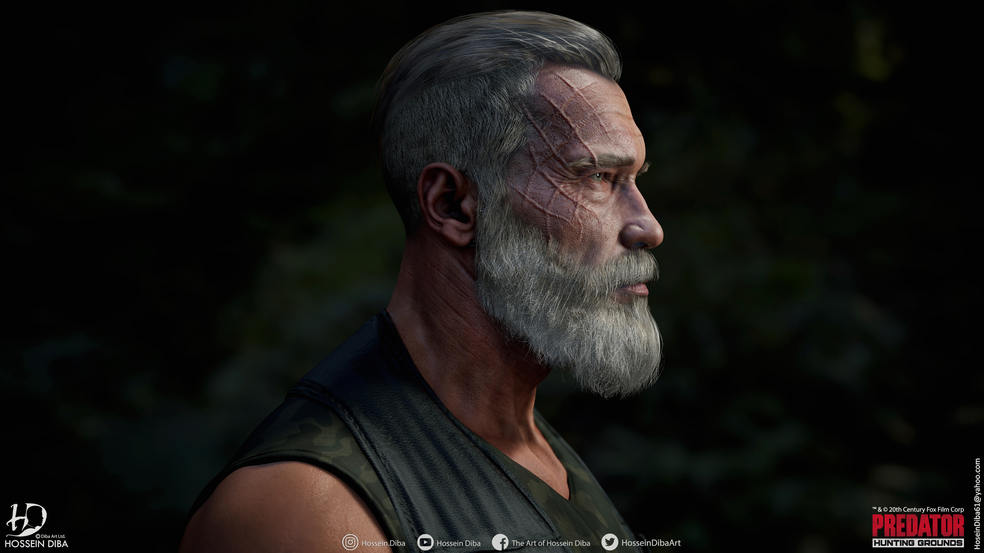 3D Model of Dutch 2025(Real time) - Predator: Hunting Grounds ...