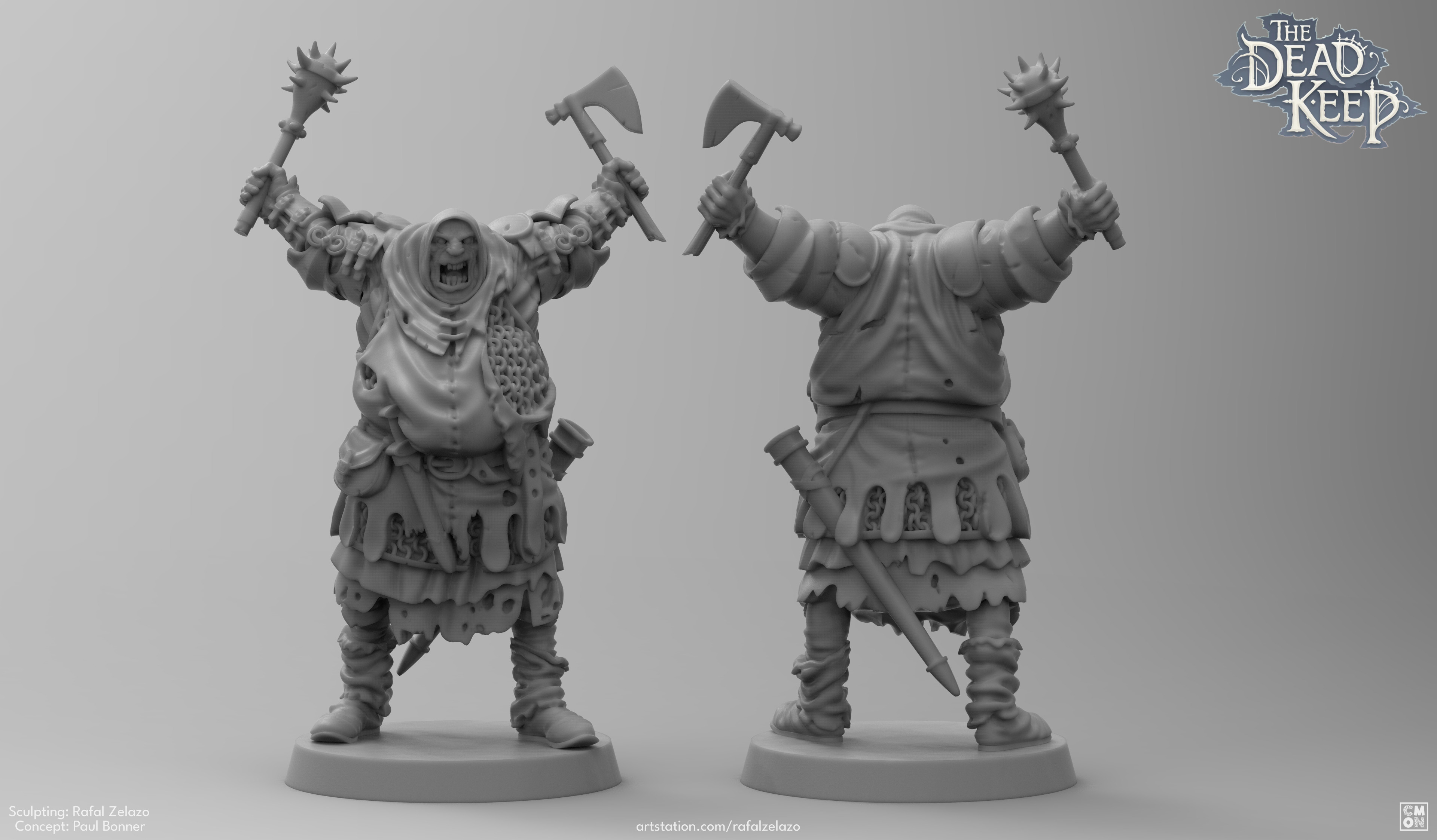 Shadowguard 2 miniature - The Dead Keep - ZBrushCentral