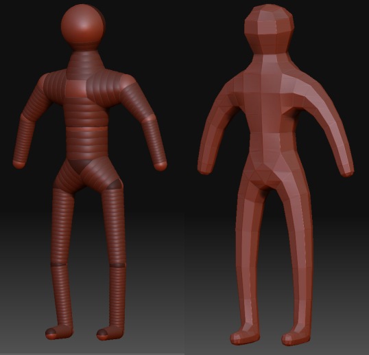 Let's Compare ZSphere Skeletons - ZBrushCentral