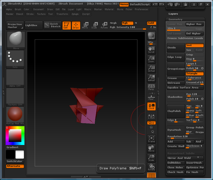 ZBrush 4R2 Edge Loops - ZBrushCentral