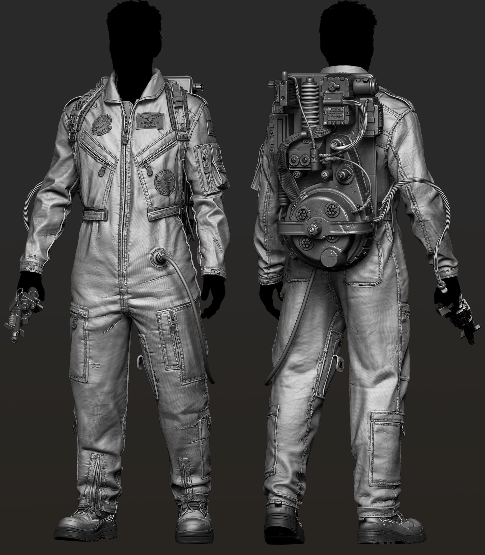 🚀 The Character - Ghostbuster - ZBrushCentral
