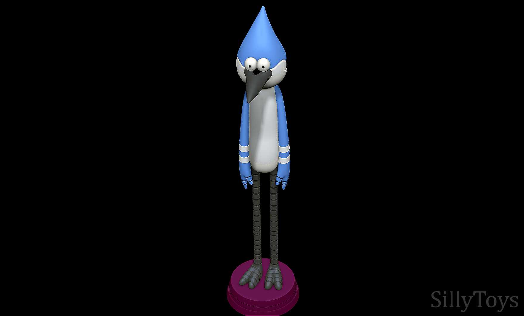Mordecai - Regular Show 3D print model - ZBrushCentral Mordecai - Regular Show 3D print model - ZBrushCentral