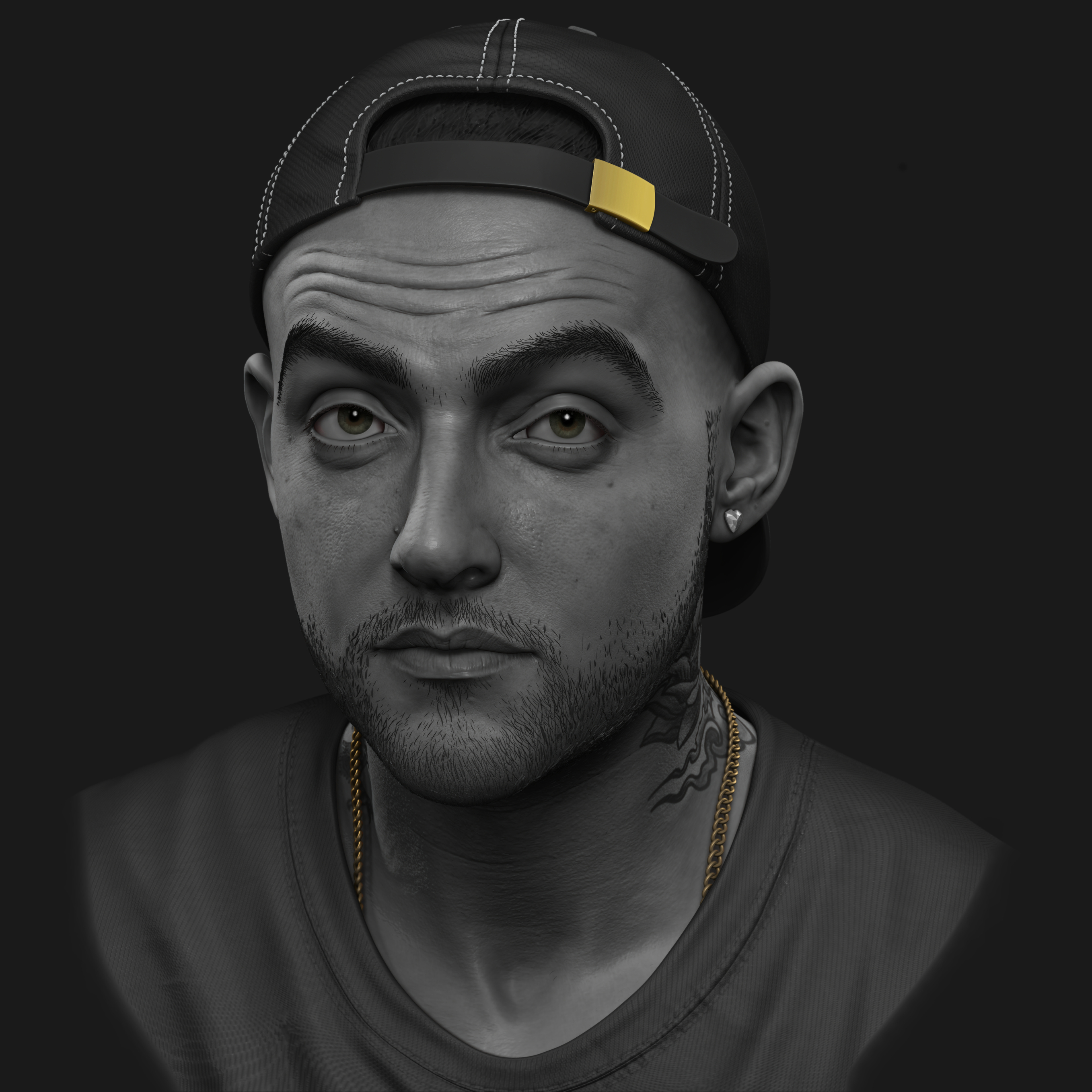 MAC MILLER Portrait - ZBrushCentral