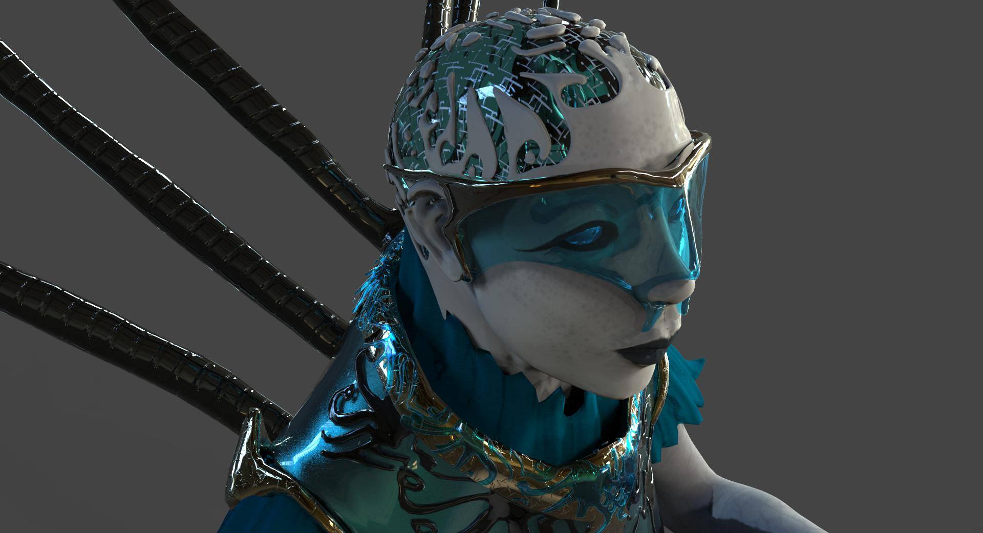 Cyborg Witch - ZBrushCentral