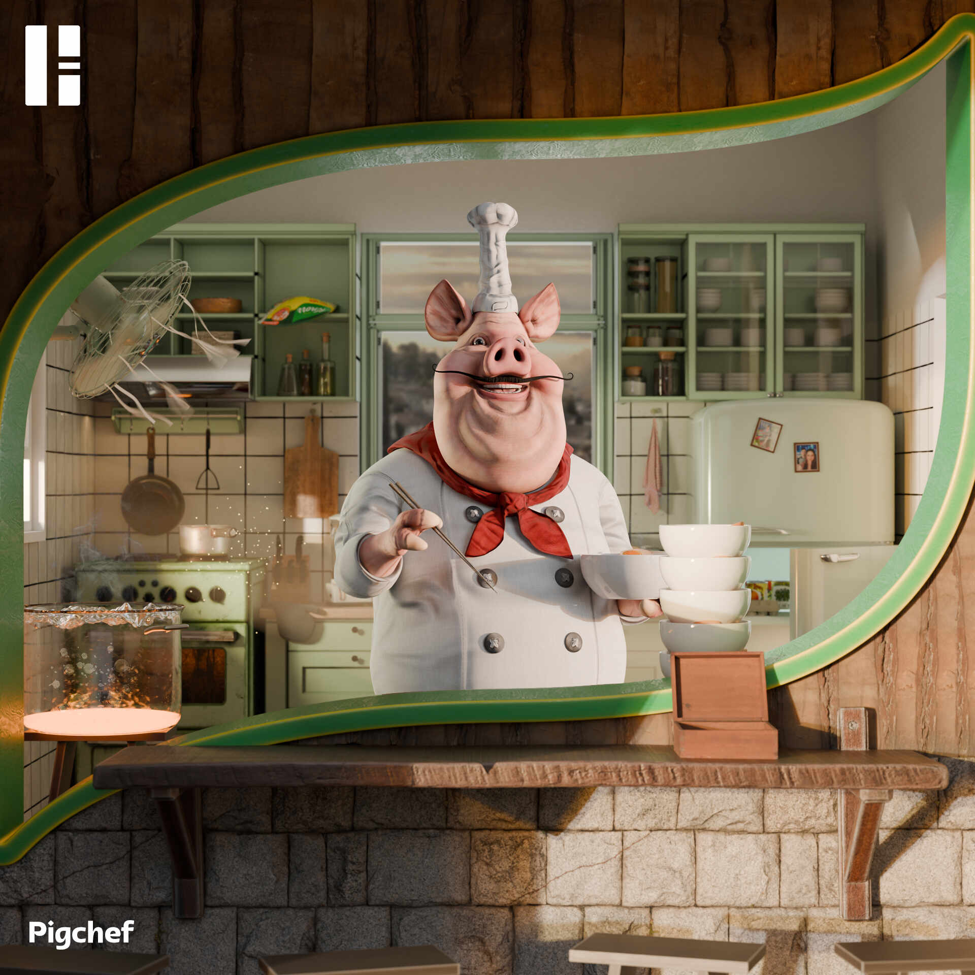 pig chef