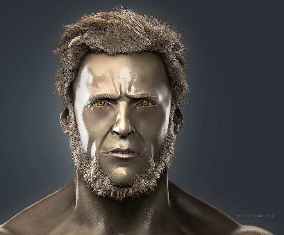 Wolverine acting by hugh jackman - ZBrushCentral