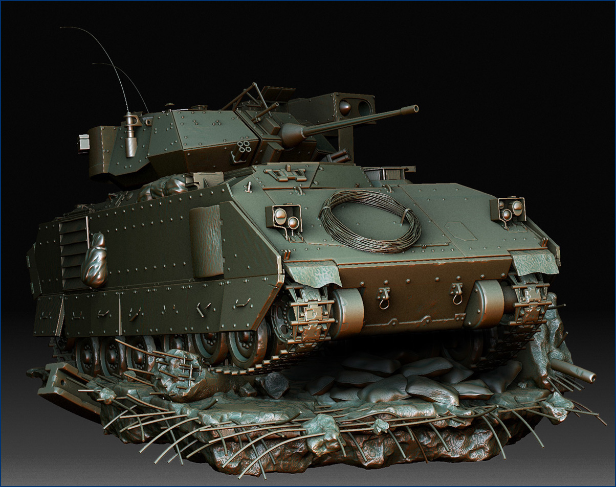M2 Bradley - ZBrushCentral