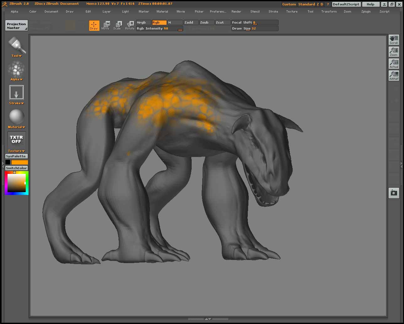 Help! texturing - ZBrushCentral