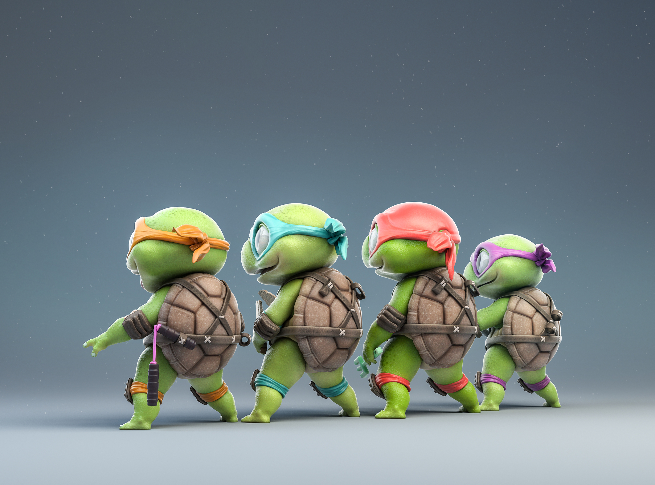 BMNT // Baby Mutant Ninja Turtles - ZBrushCentral