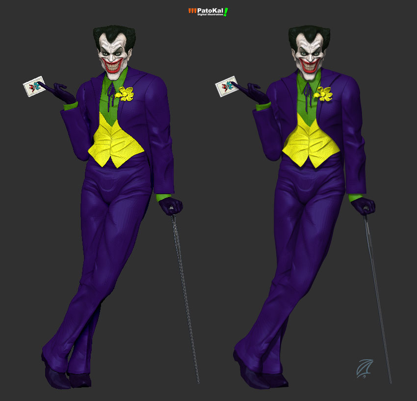 The Joker Cartoon Full Body