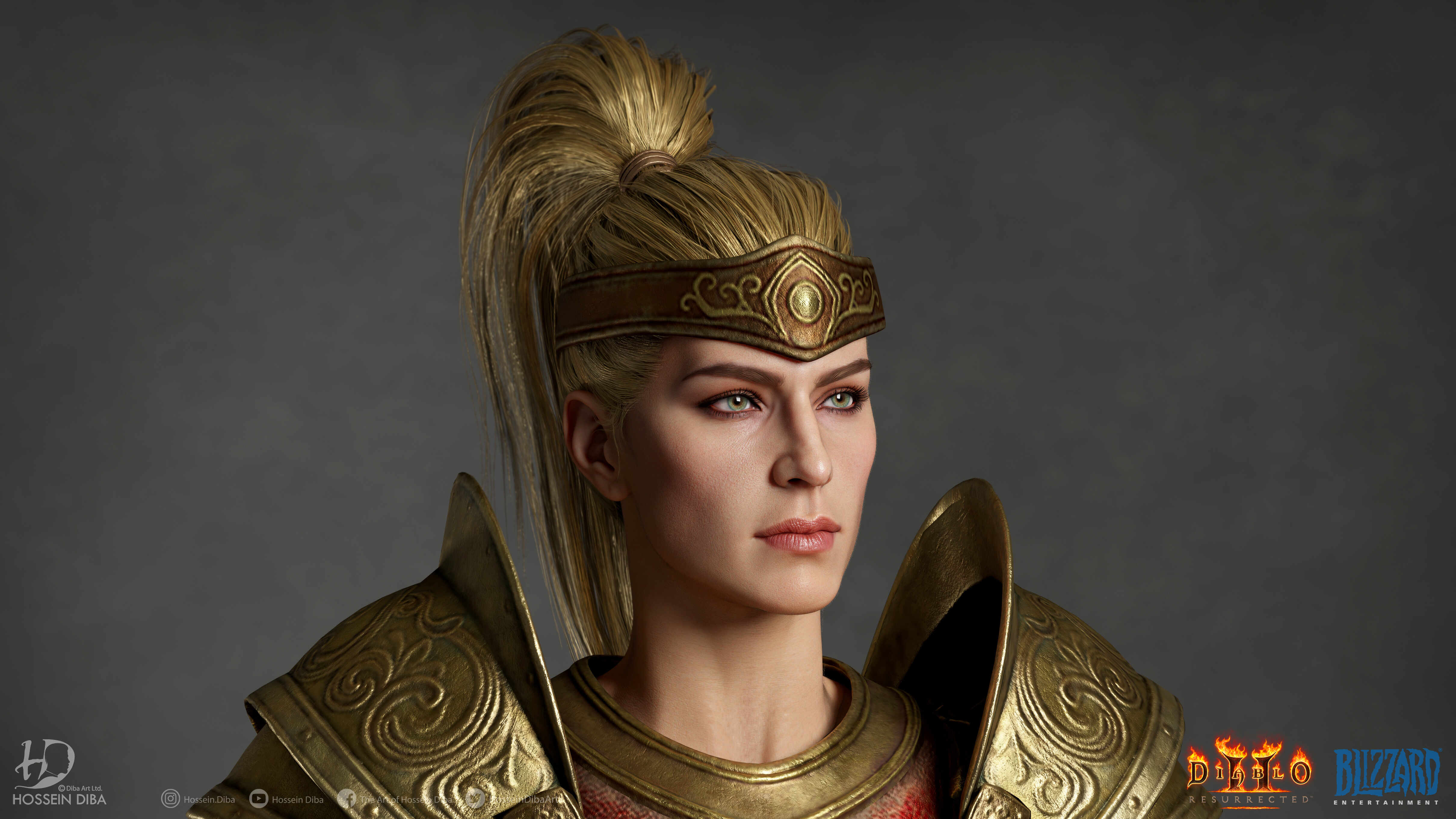 Diablo II: Resurrected Amazon - ZBrushCentral