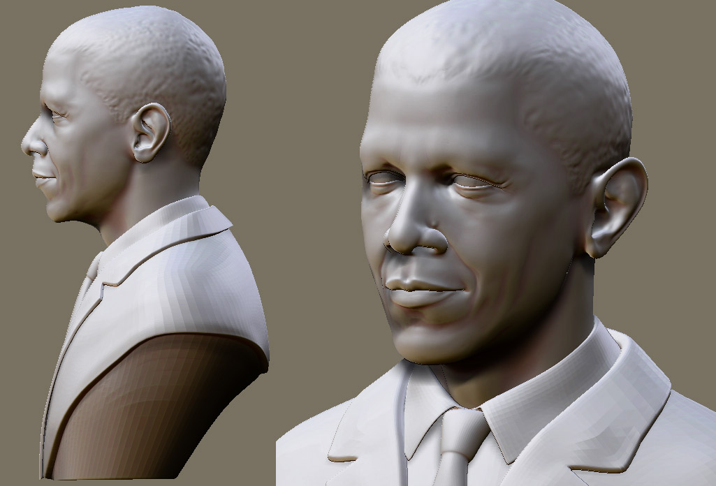Barack Obama WIP / Peter Konig Conceptual WIP - ZBrushCentral