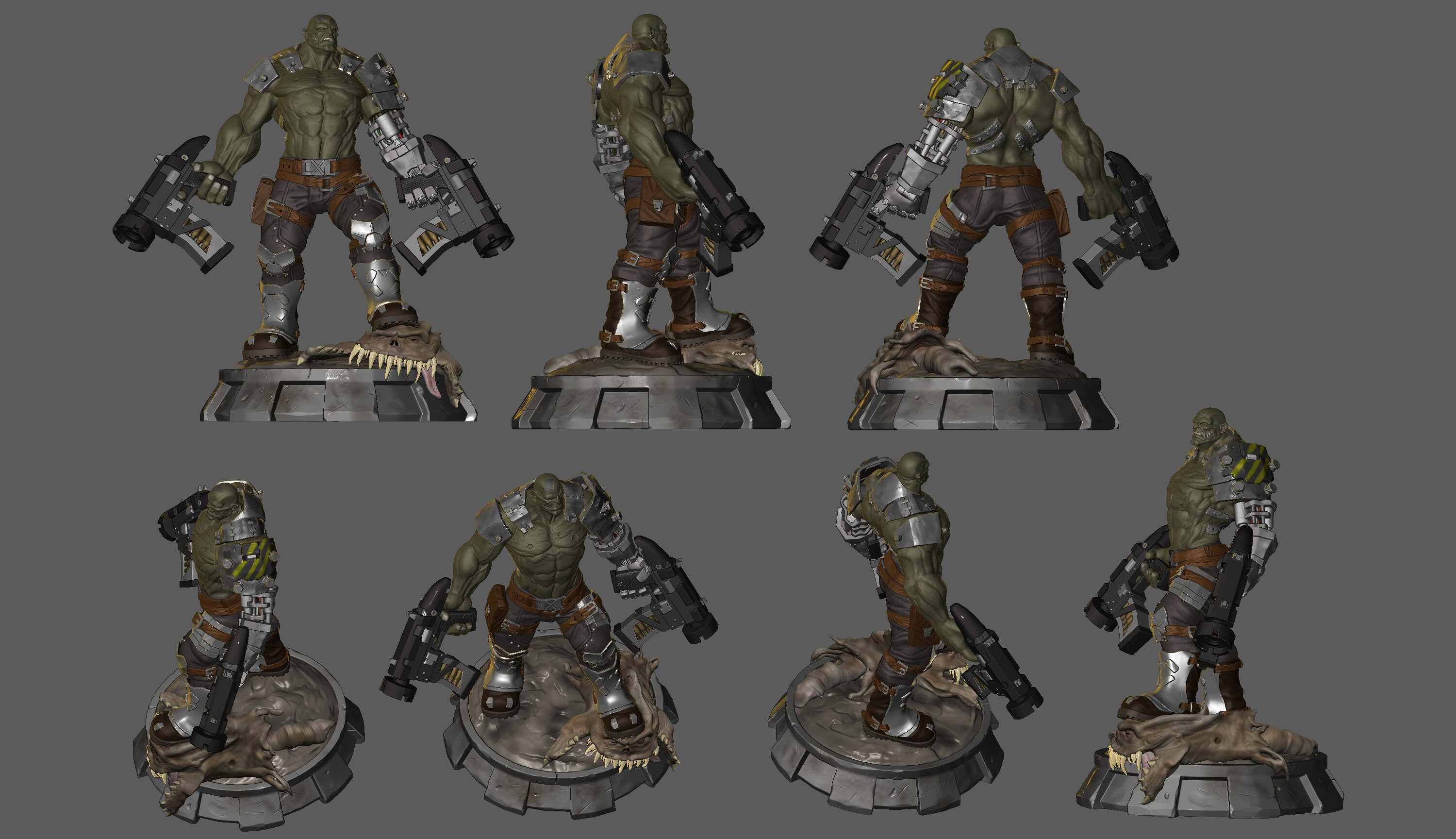 Orc Cyborg - ZBrushCentral