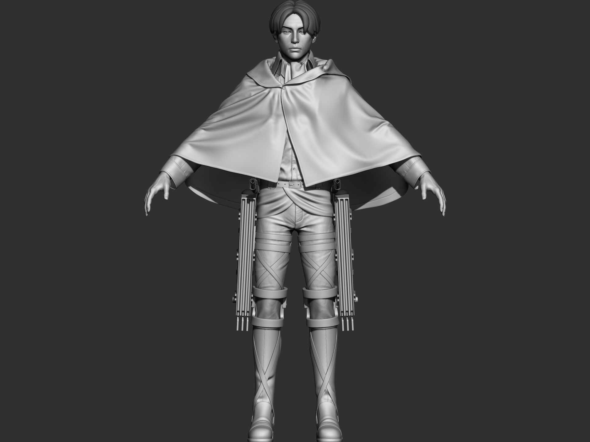 Levi (Realistic Fan Art) - ZBrushCentral