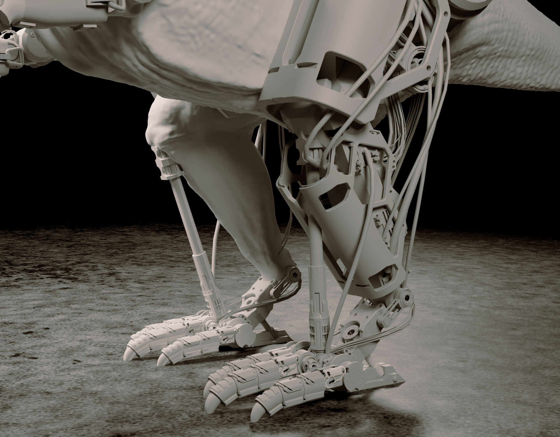 Mechanical T-Rex - ZBrushCentral