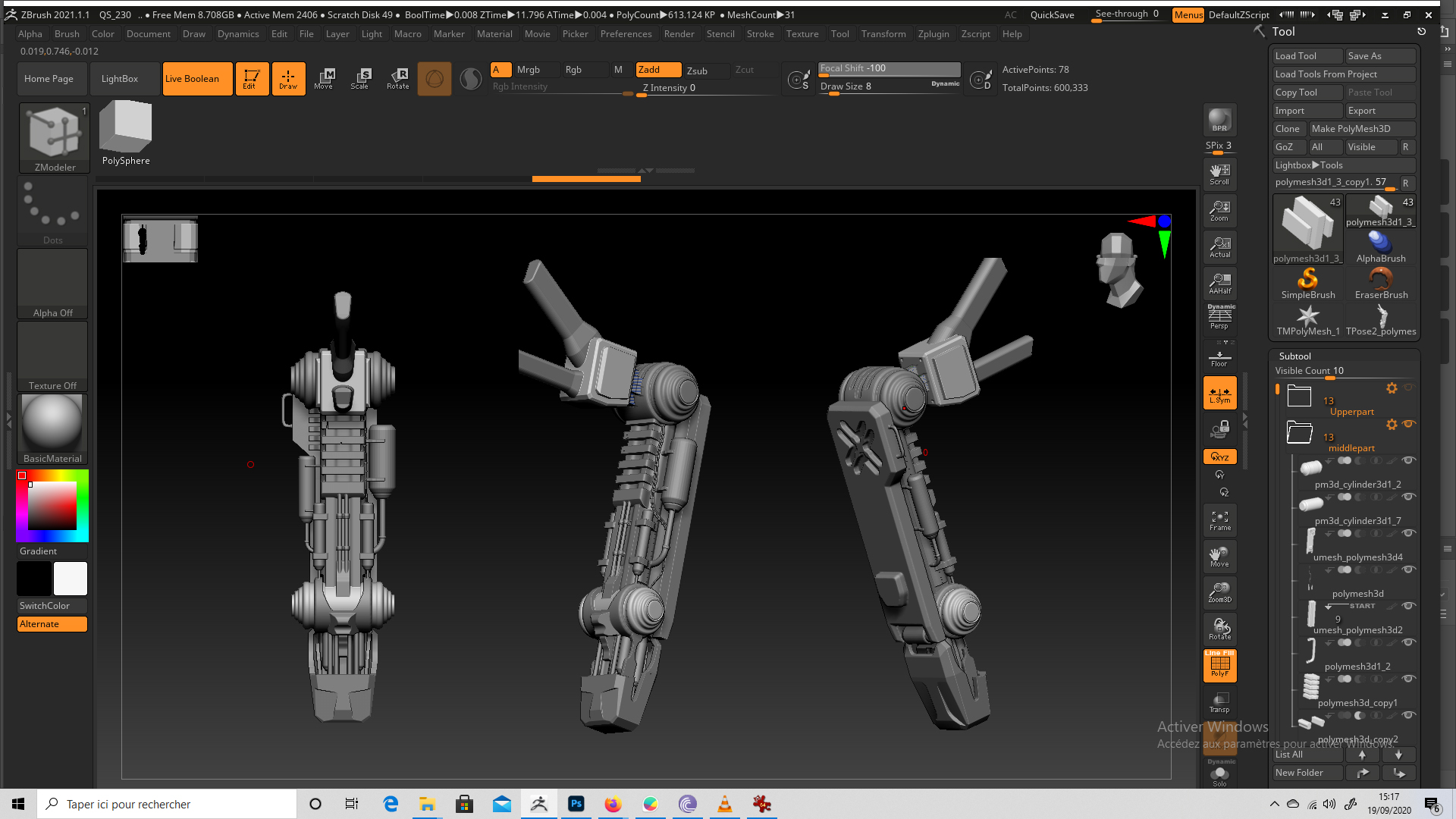 Mech design work in progress - ZBrushCentral
