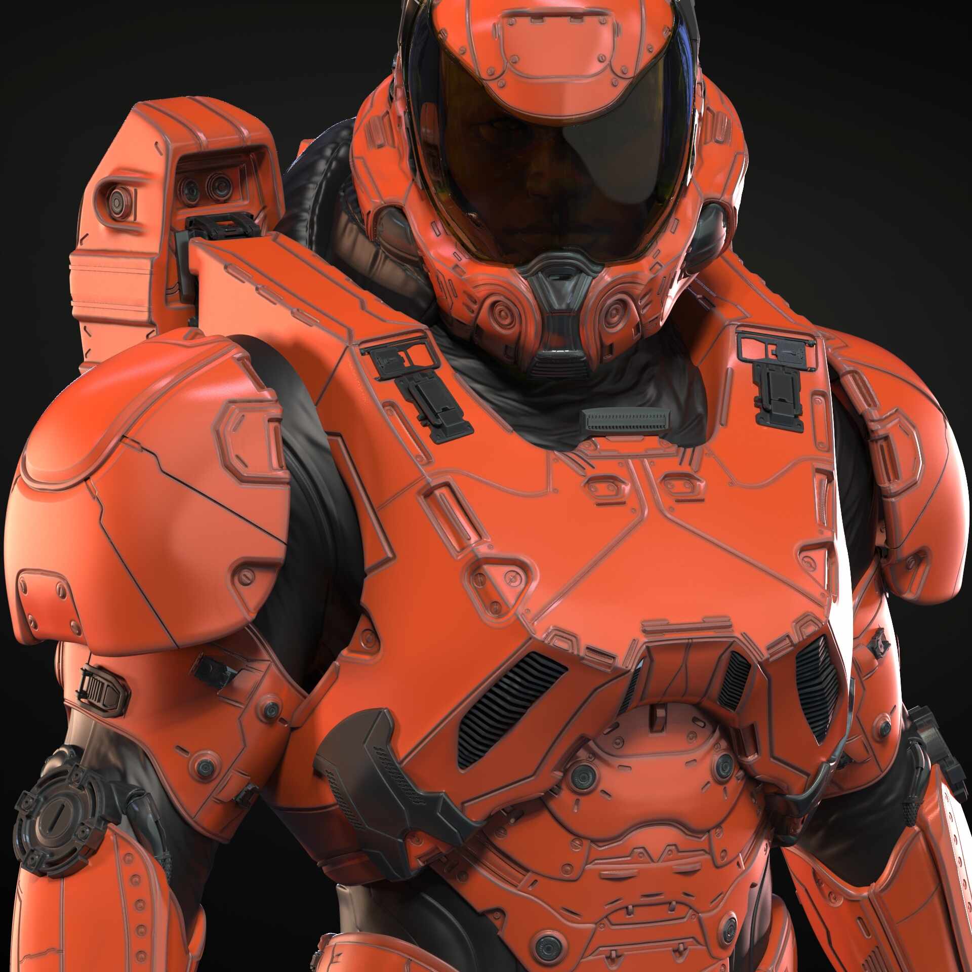 Hardsurface Armor Study - ZBrushCentral