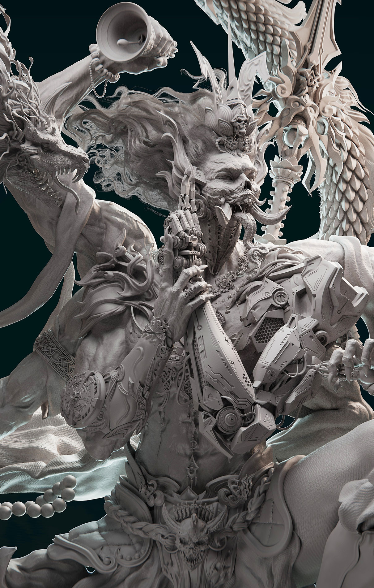 Lotus platform angry appearance - ZBrushCentral