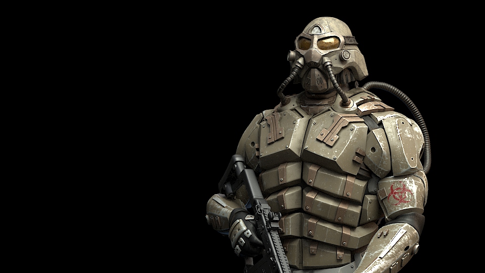 bio hazard soldier - ZBrushCentral