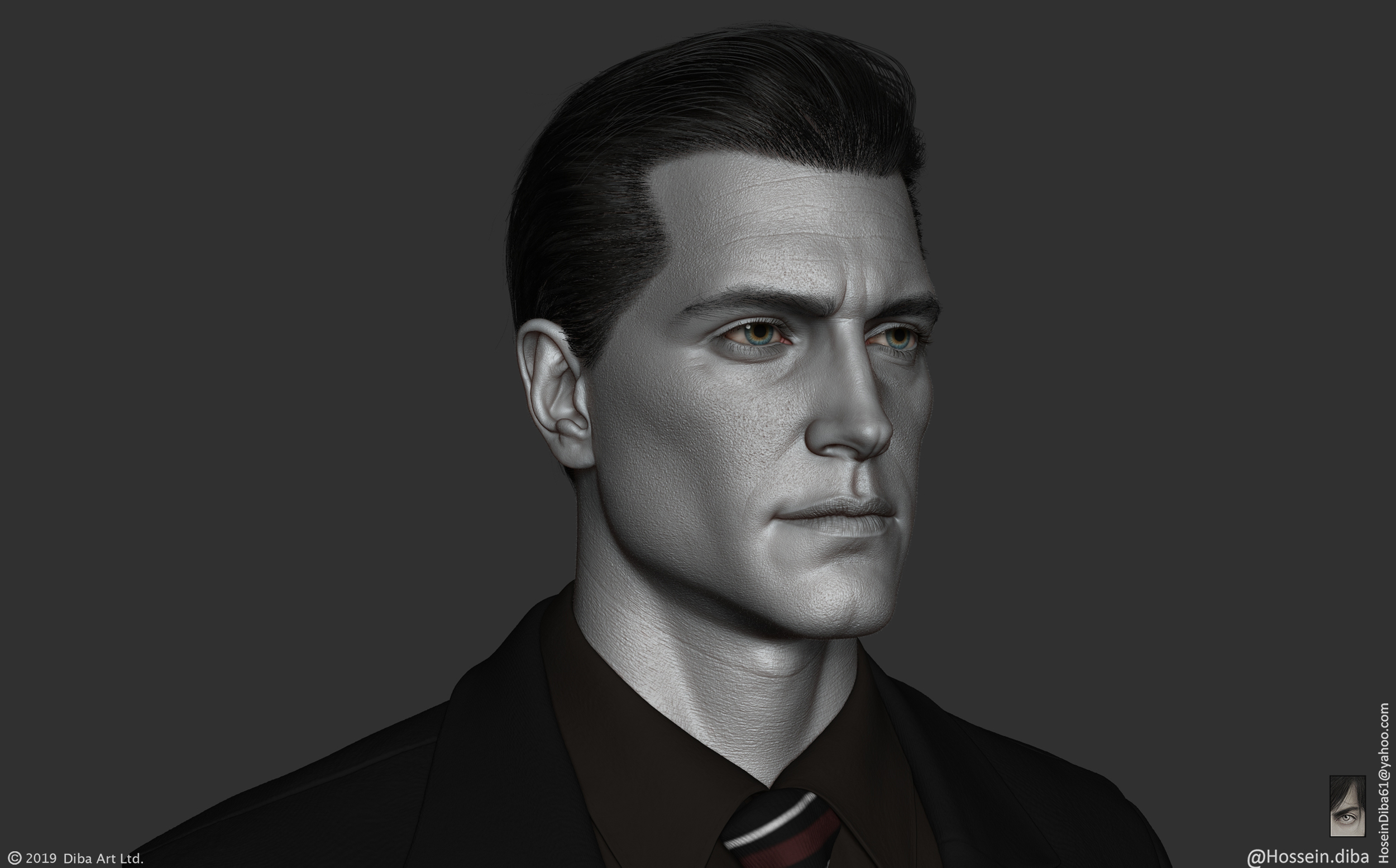 Bruce Wayne _ (Real time) - ZBrushCentral