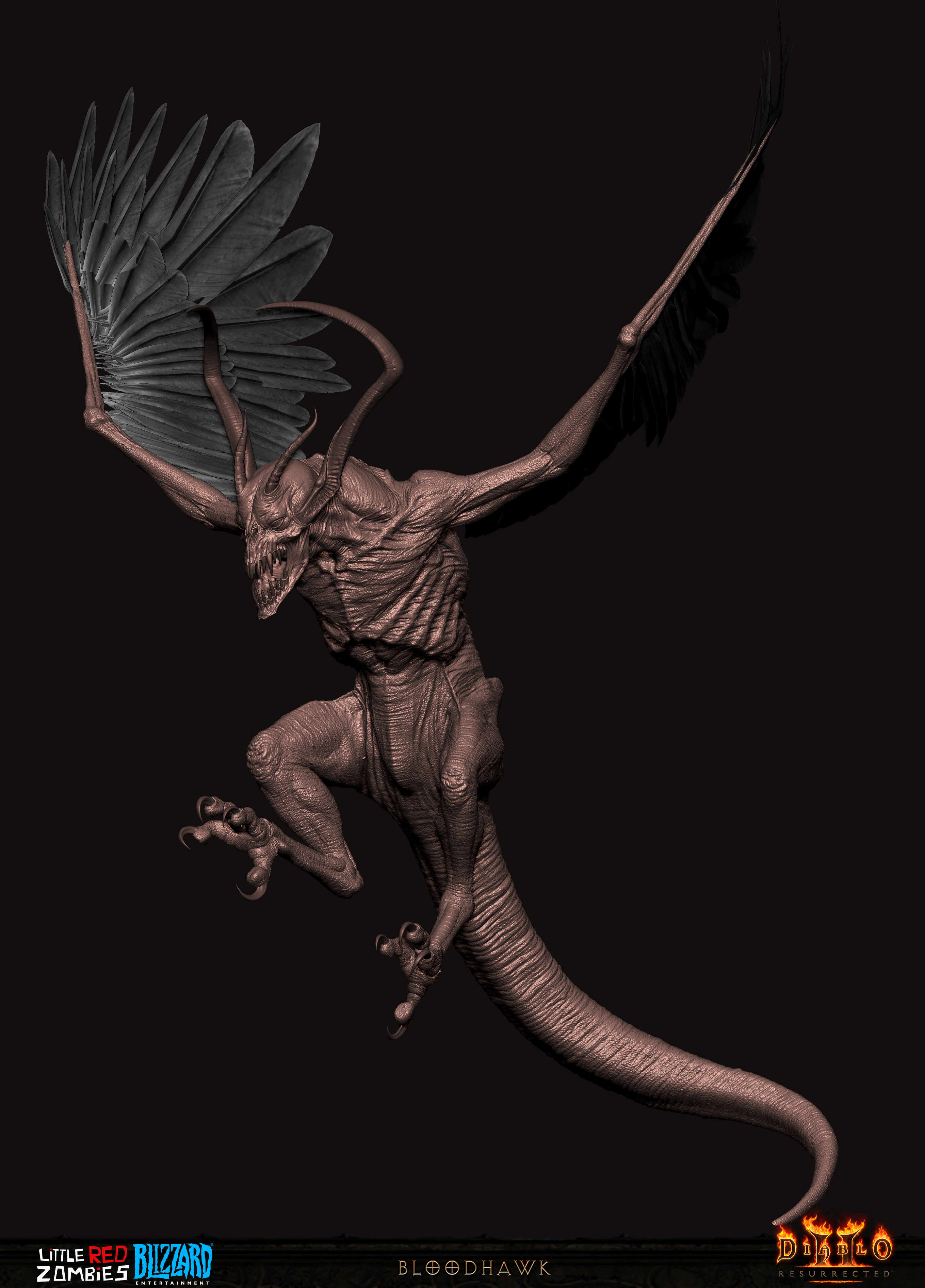 BloodHawk - Diablo II: Resurrected - ZBrushCentral