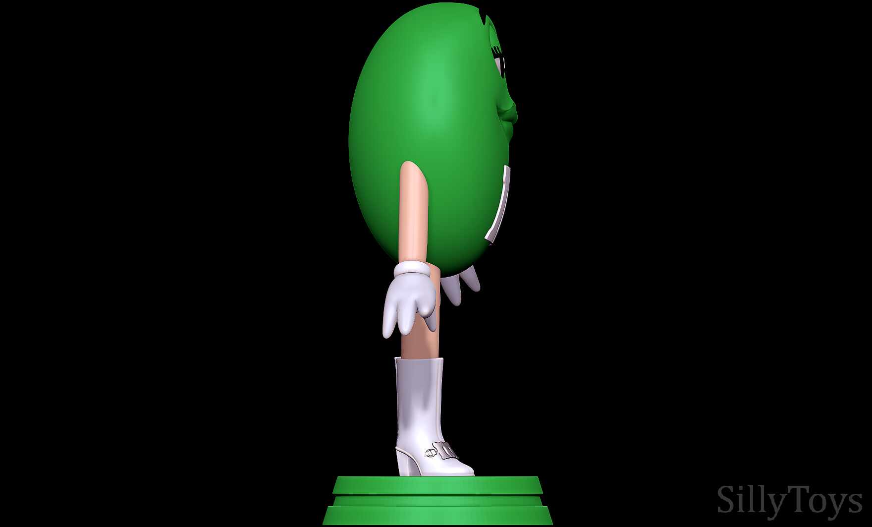 Ms. Green - M&M´S 3D print model - ZBrushCentral
