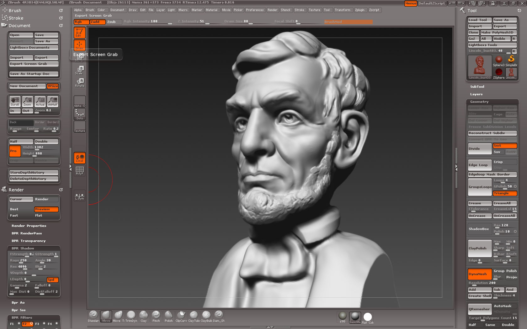 ZBrush 4R4 Beta images:Mohammad Modarres - ZBrushCentral