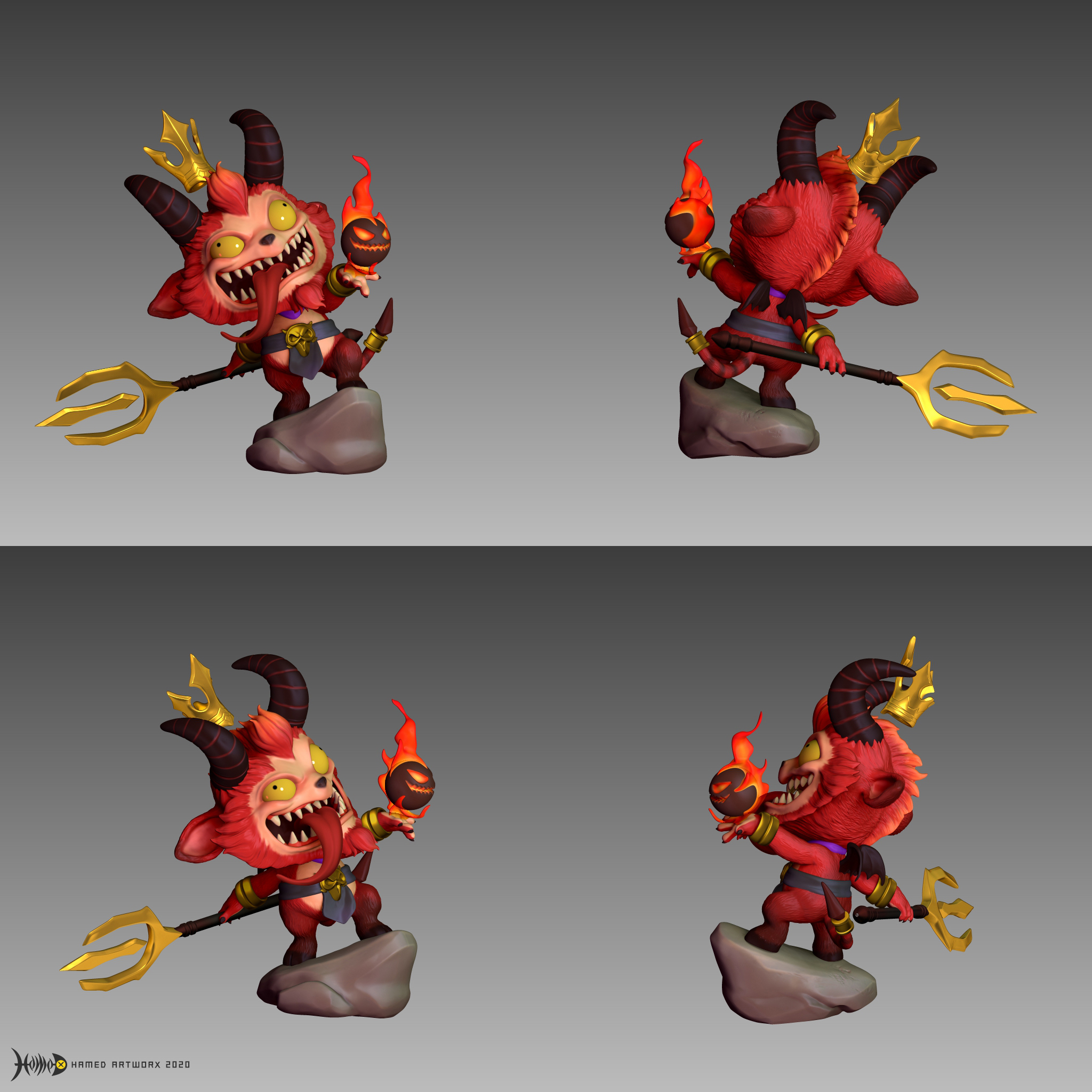 Little Devil Teemo_Fan art - ZBrushCentral
