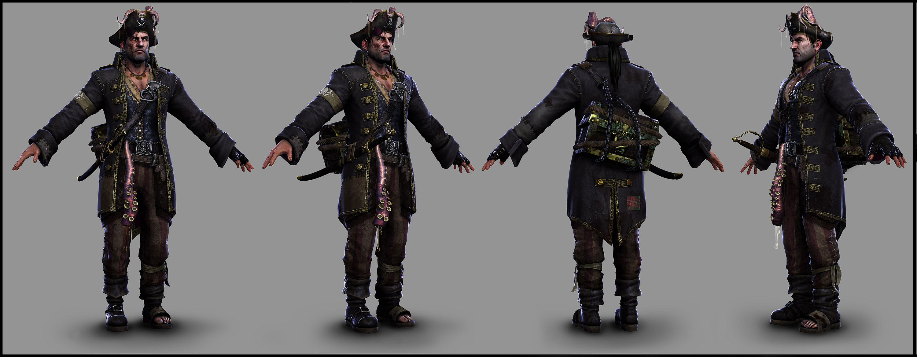 Realtime Stylised Pirate - Cephalopod Dreams - ZBrushCentral