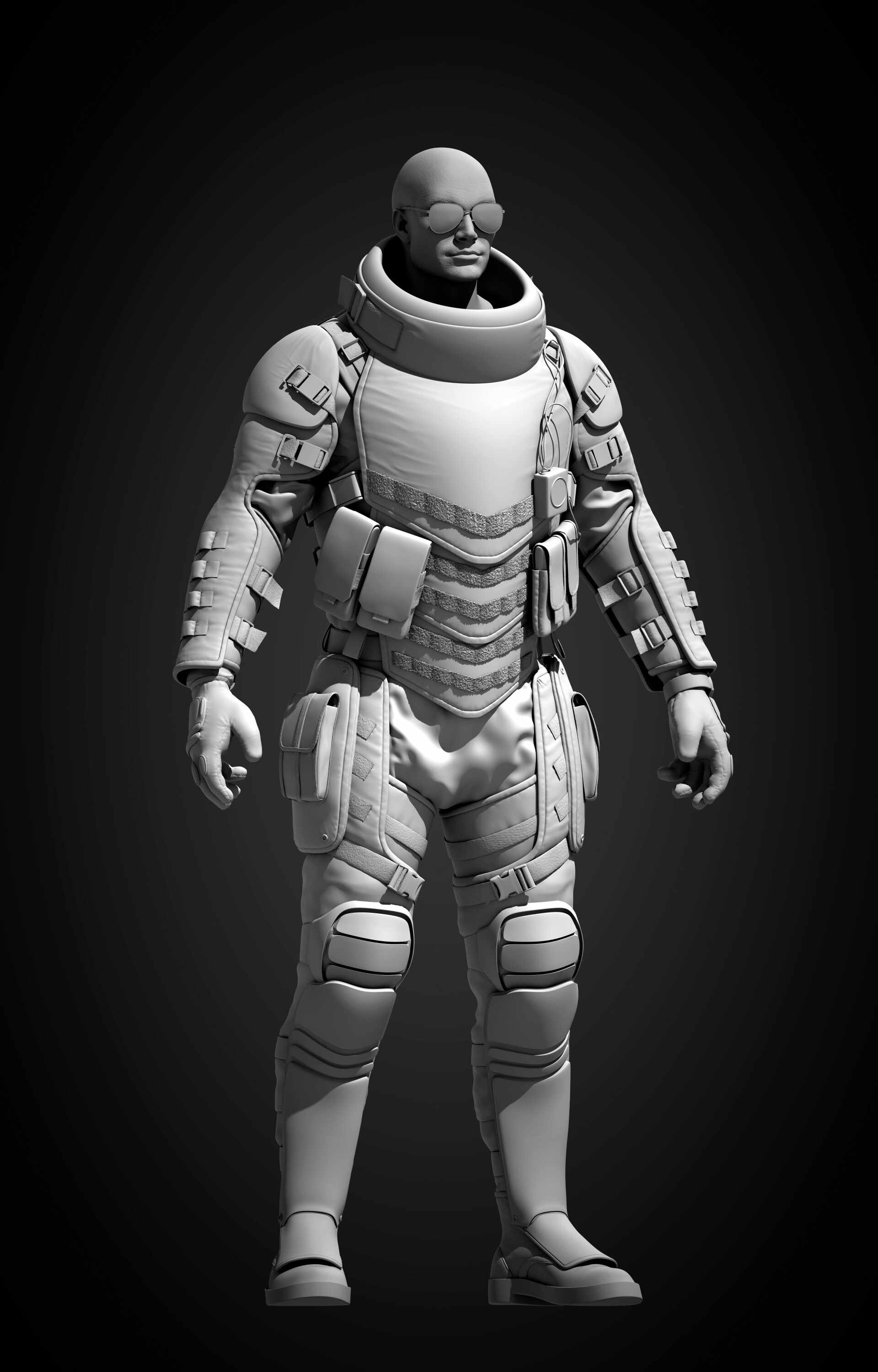 Warrior - 3D Character Model - Game Art - ZBrushCentral