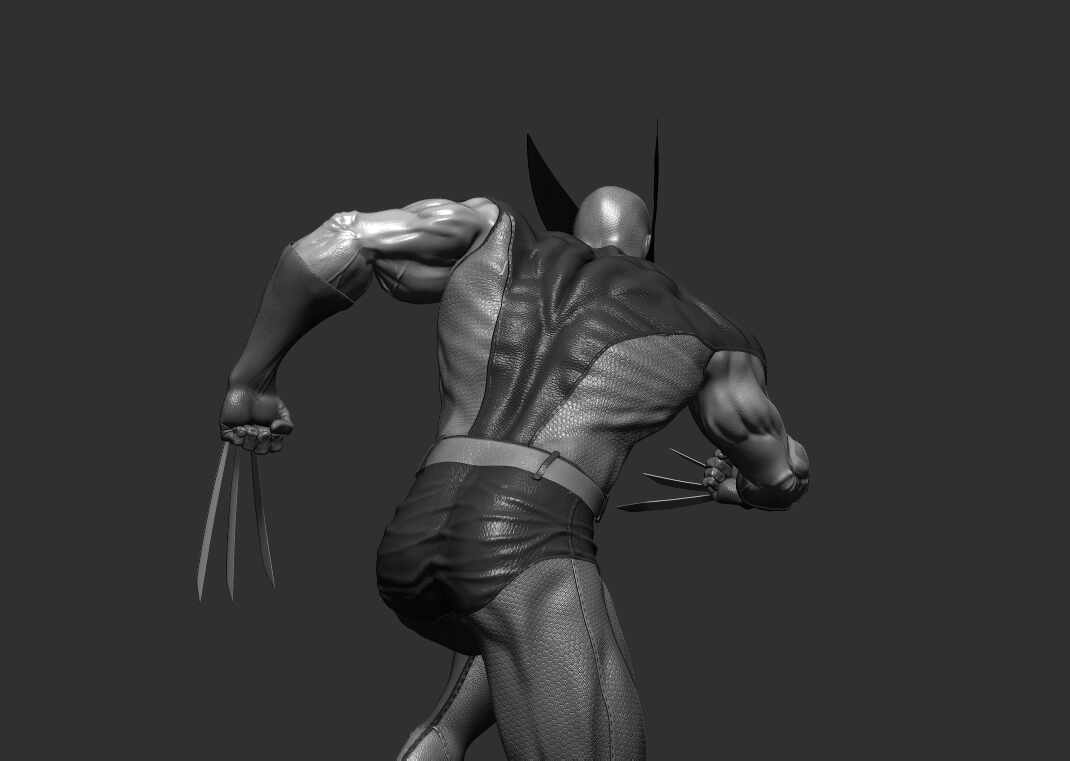 Wolverine sculpt - ZBrushCentral