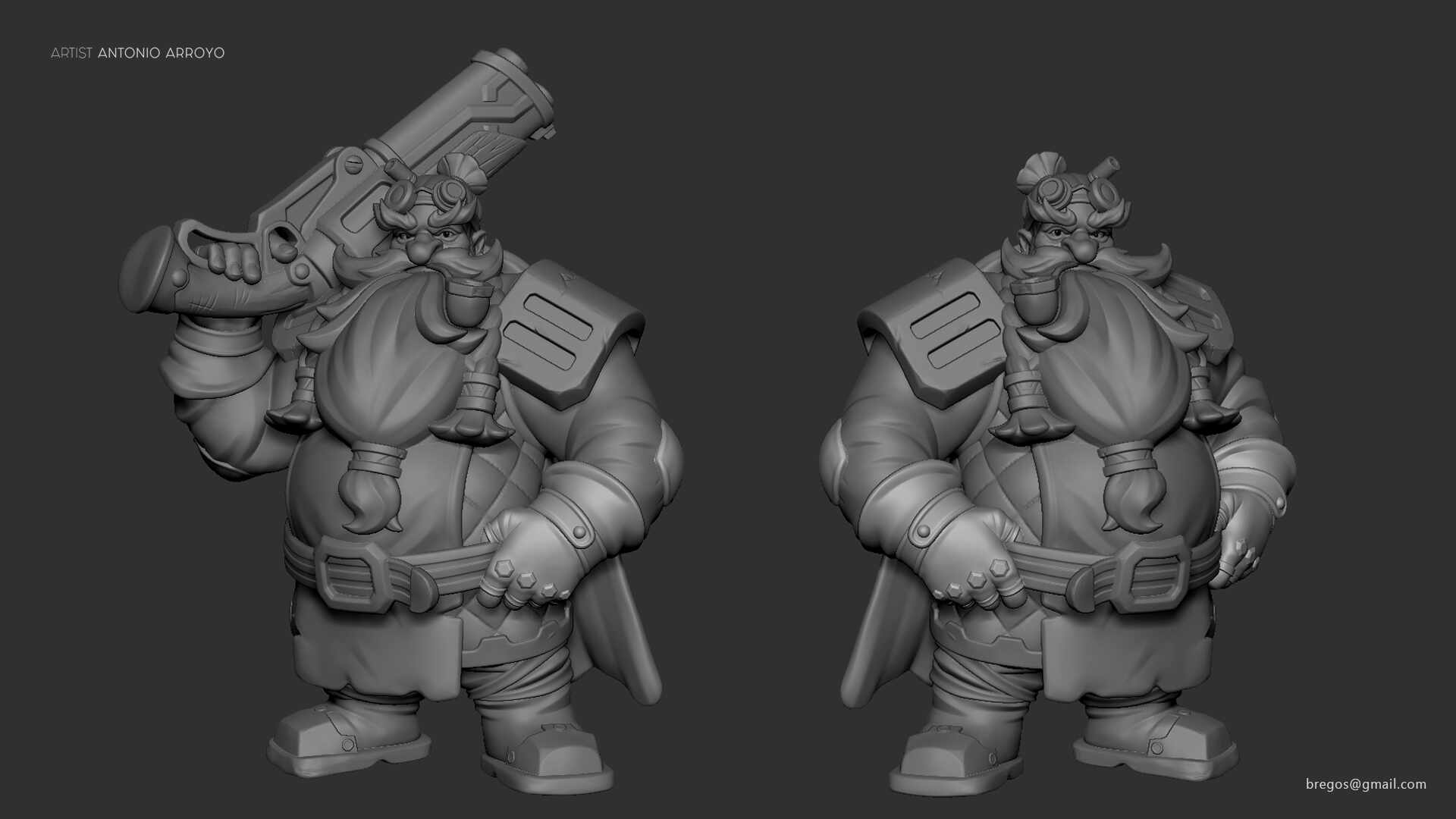 Dwarf Musketeer - ZBrushCentral