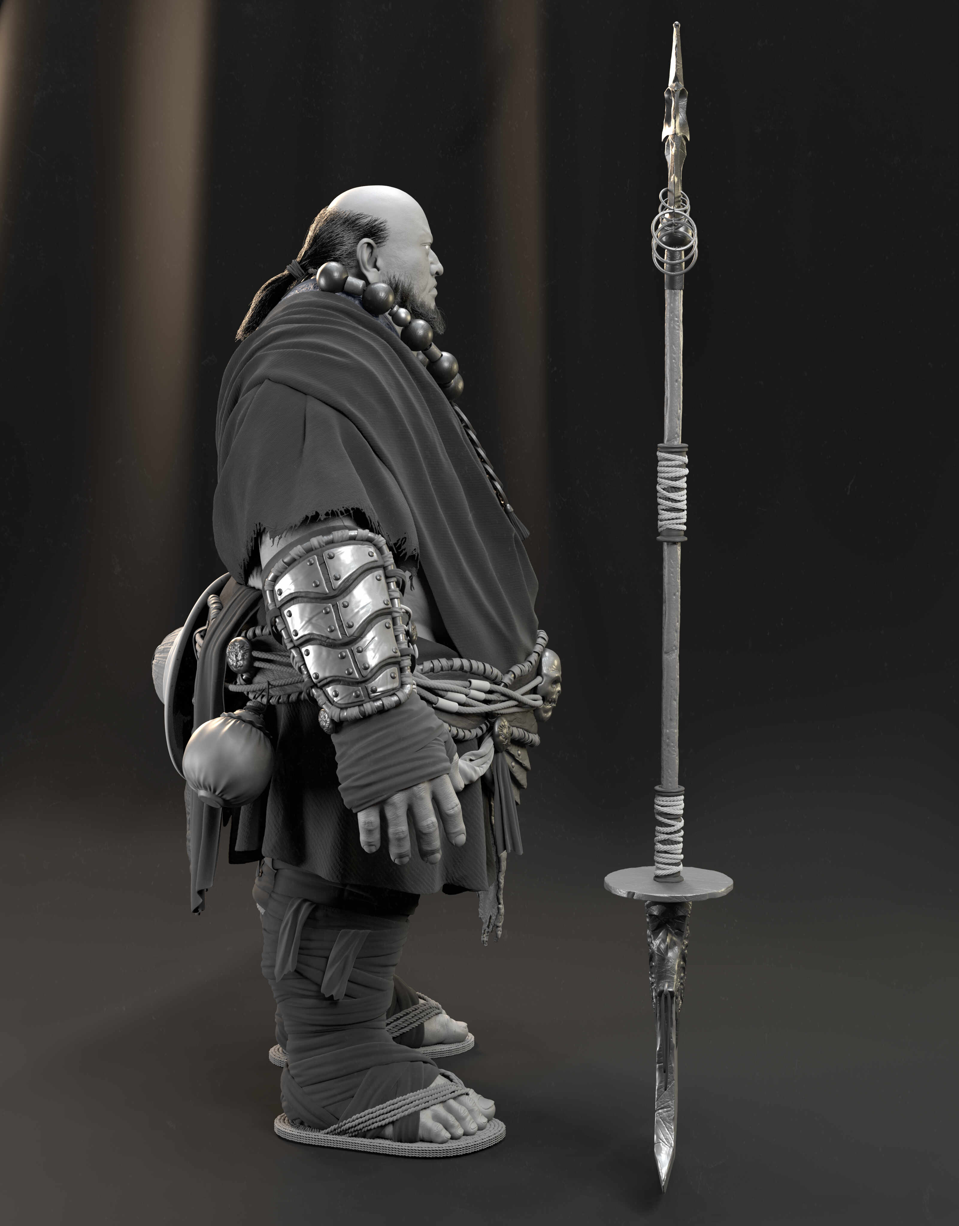 The Warrior Monk - ZBrushCentral