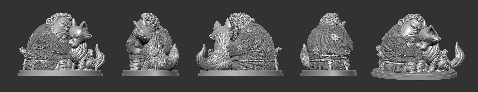 3D printed Hodor mini figure - ZBrushCentral