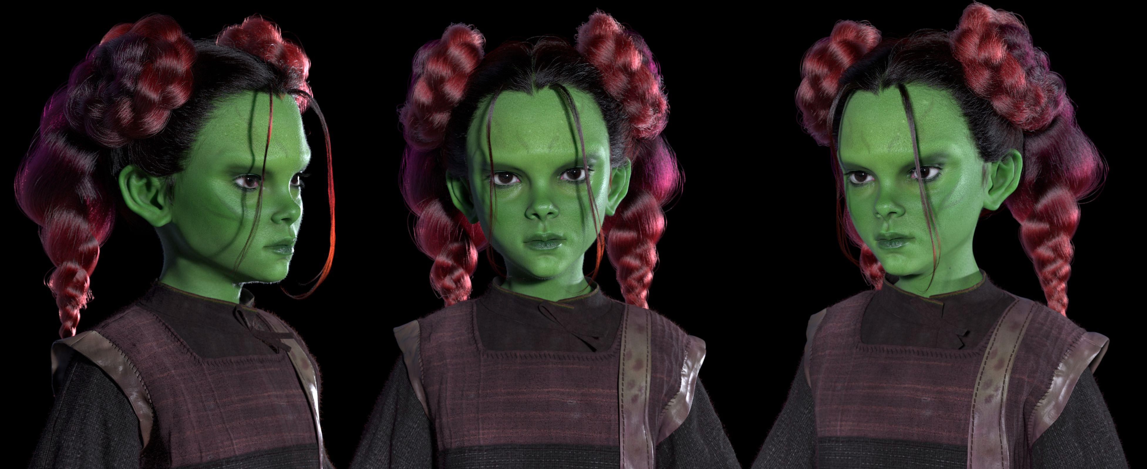 Young Gamora - Avengers: Infinity War - ZBrushCentral