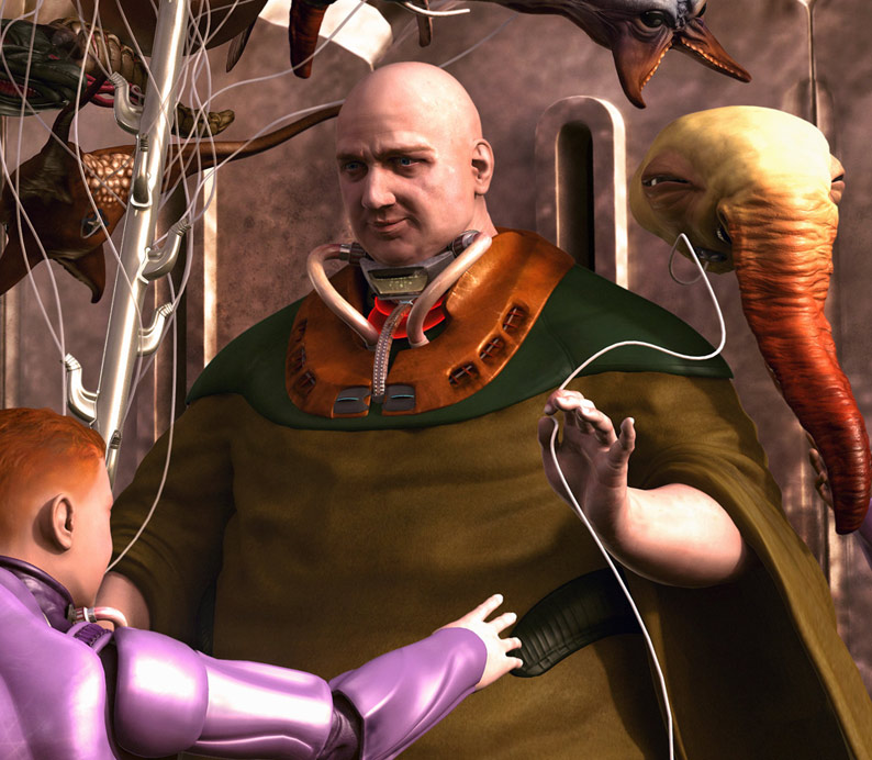 The Alien Seller - Uplift Universe Challenge - ZBrushCentral