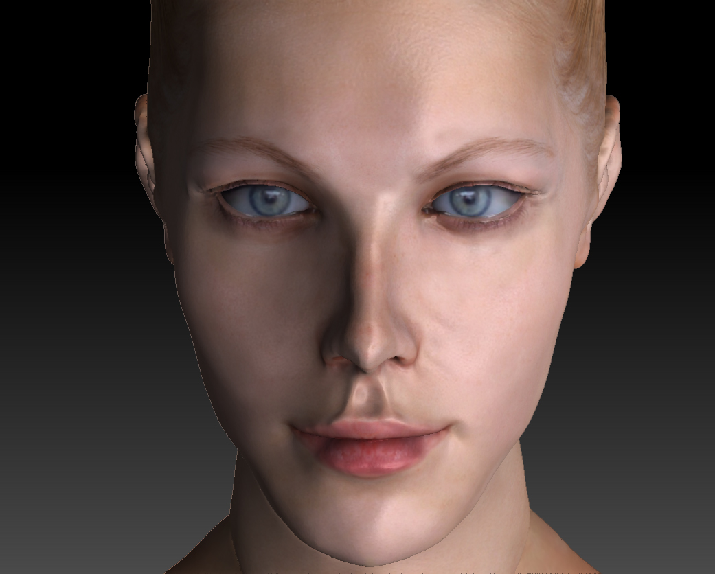 My First Female Face working progress history. - ZBrushCentral