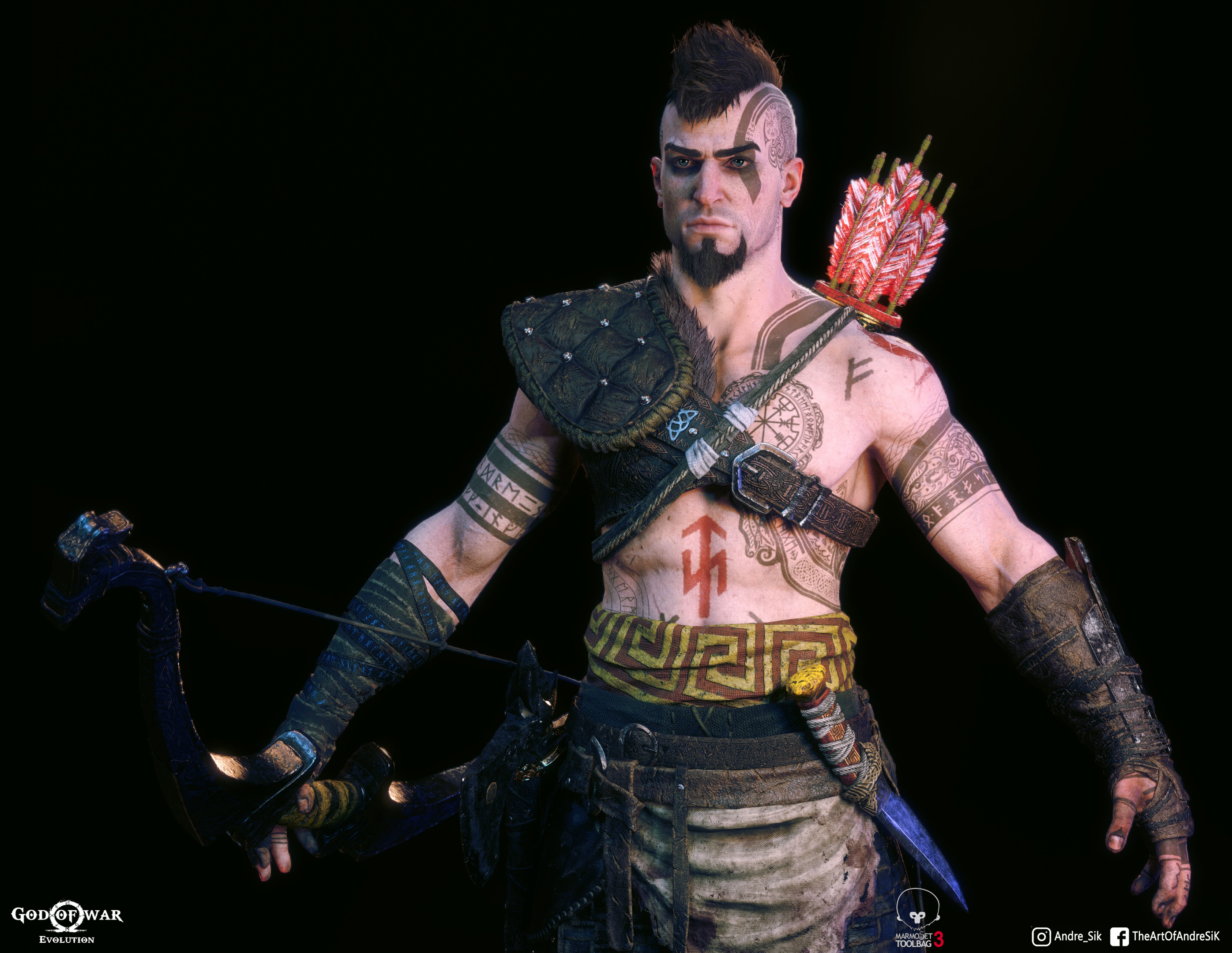 God Of War Evolution - Atreus fanart - ZBrushCentral