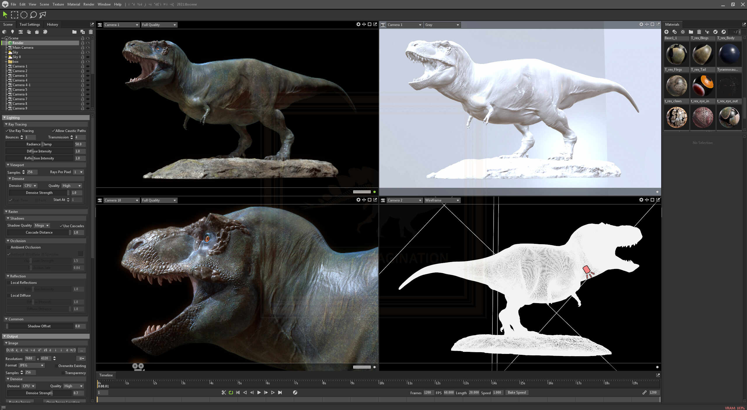 Tyrannosaurus 2021 ver completed - ZBrushCentral