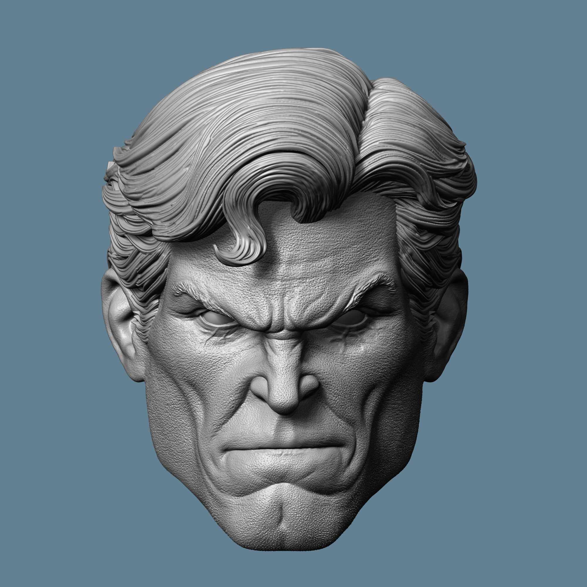 SUPERMAN HEAD SCULPT FOR TOYS - ZBrushCentral