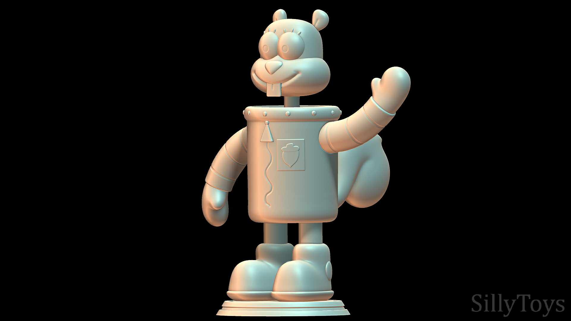 SANDY CHEEKS - SPONGEBOB SQUAREPANTS 3D PRINT MODEL - ZBrushCentral