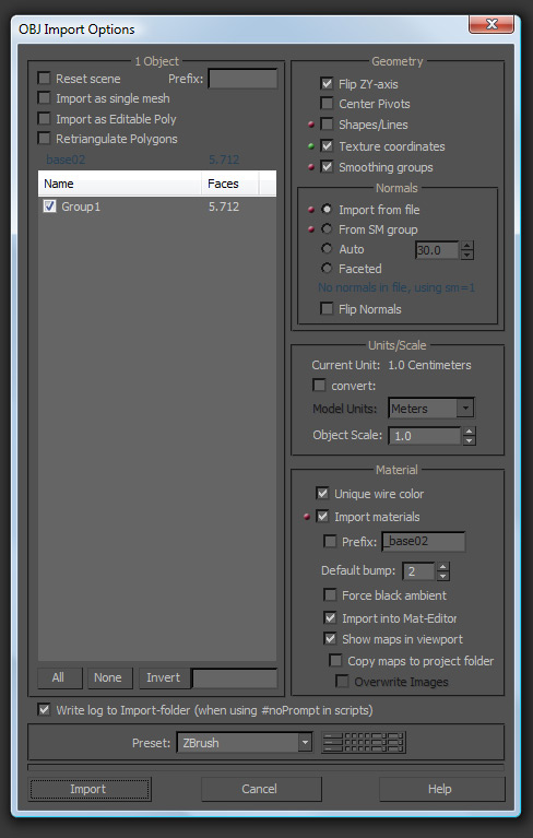 Re-Import to Max problem - ZBrushCentral