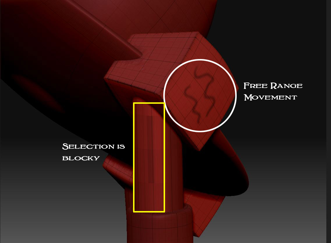 Alpha masking issue * Blocky selection - ZBrushCentral